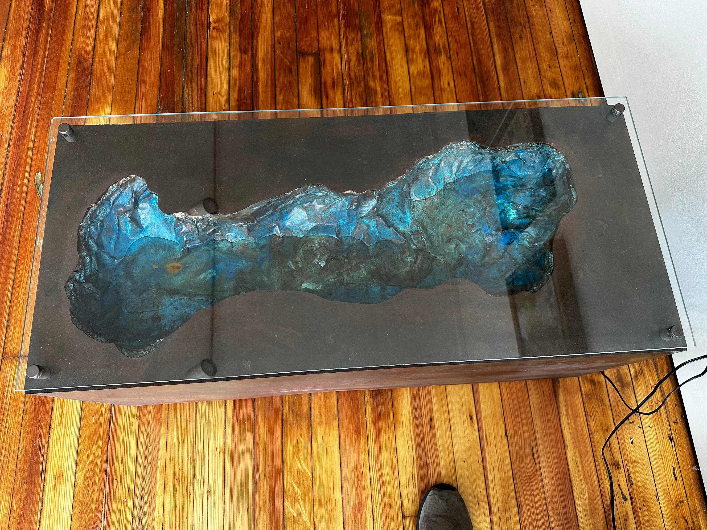 Unique Water Sculpture Outdoor Patio Coffee Table - Etsy