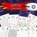 Space Activity Bundle | Space Printables | Outer Space Worksheet ...