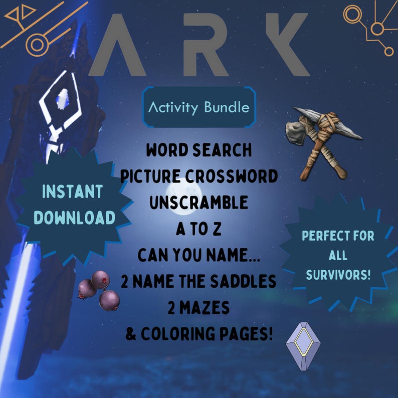 ARK Activity Bundle | ARK Survival Evolved | ARK Survival Ascended - Etsy