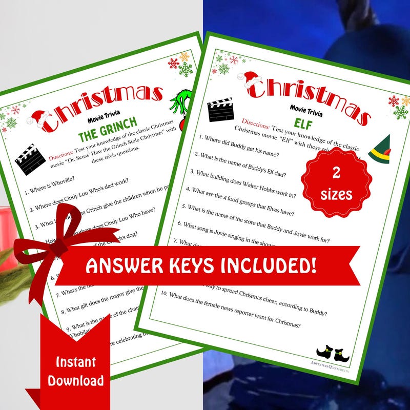 Grinch Scavenger Hunt - Etsy