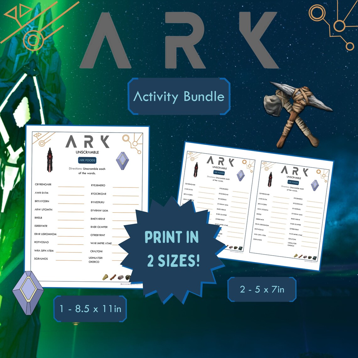 ARK Activity Bundle | ARK Survival Evolved | ARK Survival Ascended - Etsy