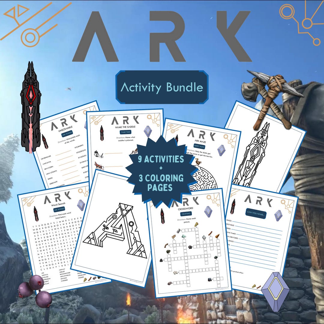 ARK Activity Bundle | ARK Survival Evolved | ARK Survival Ascended - Etsy