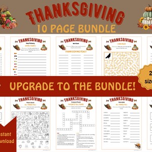 Thanksgiving Word Search Thanksgiving Activity Sheet Puzzles and Games ...