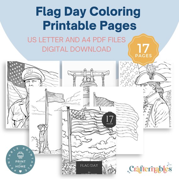 Us Flag Day Coloring Pages