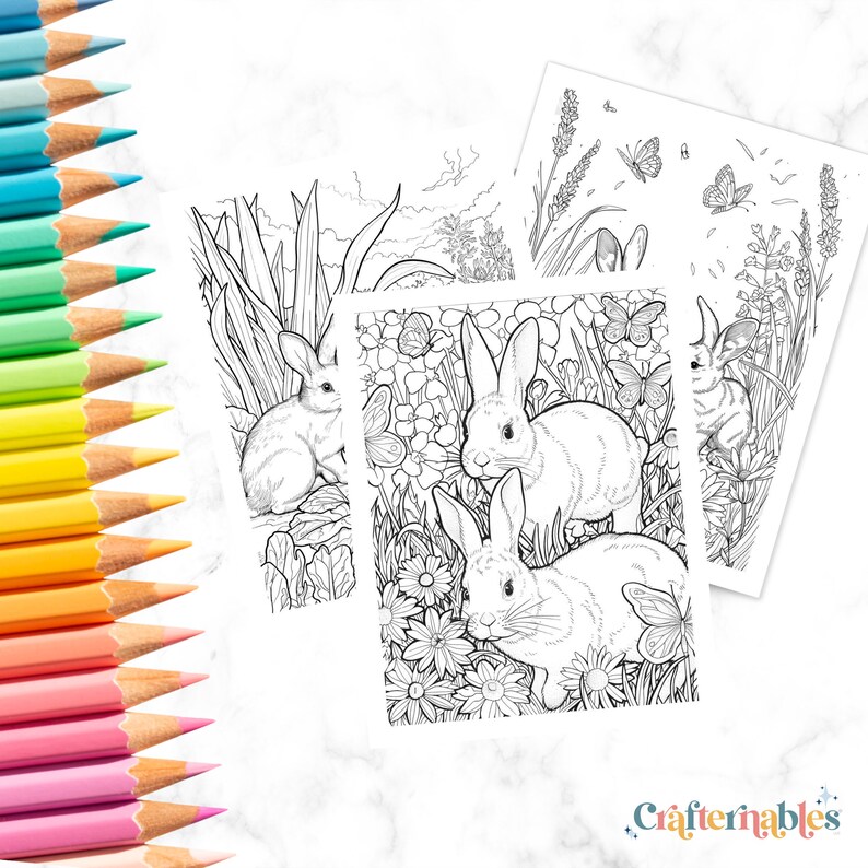 31 Printable Bunny Rabbit Coloring Pages for Kids - Educational ...