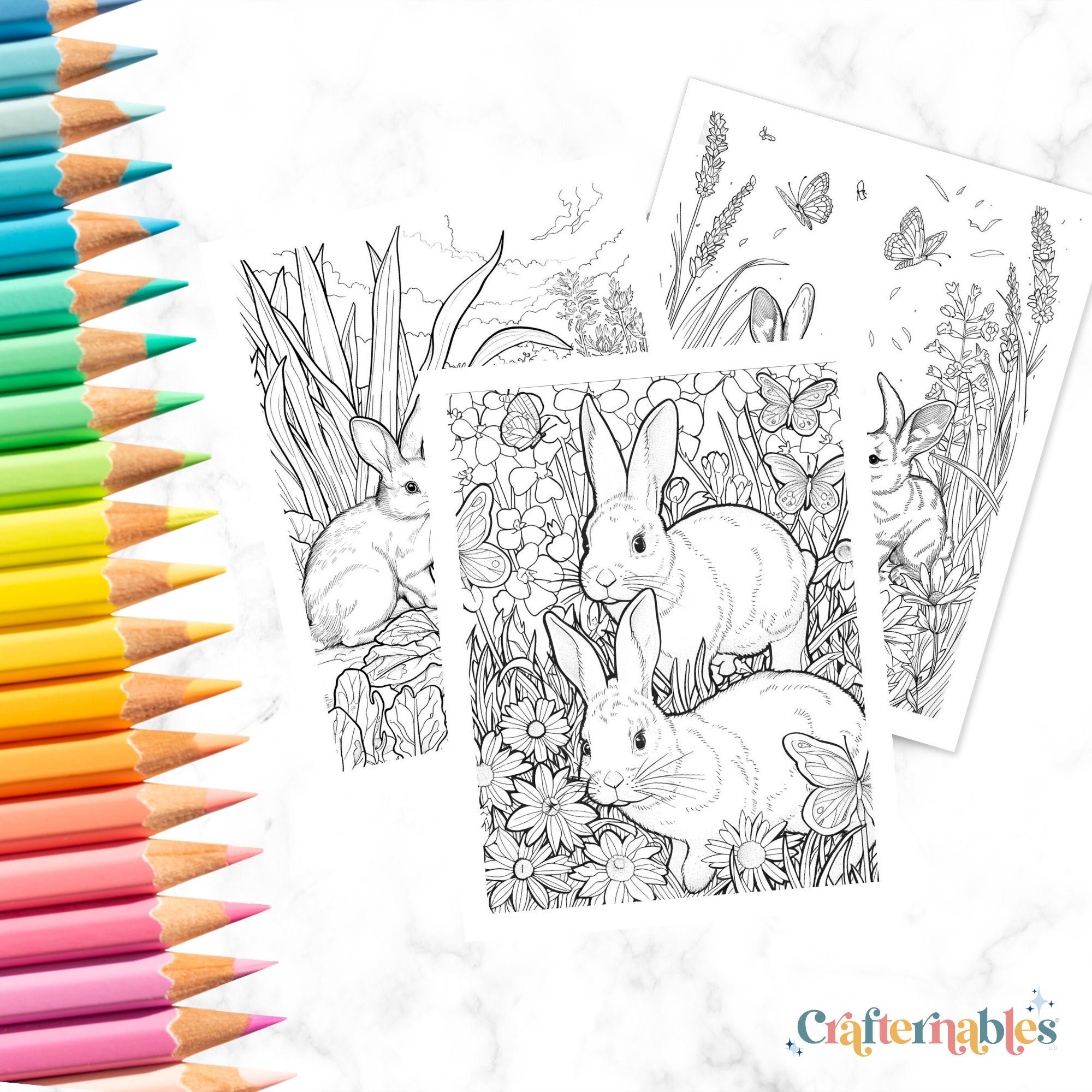 31 Printable Bunny Rabbit Coloring Pages for Kids - Educational ...