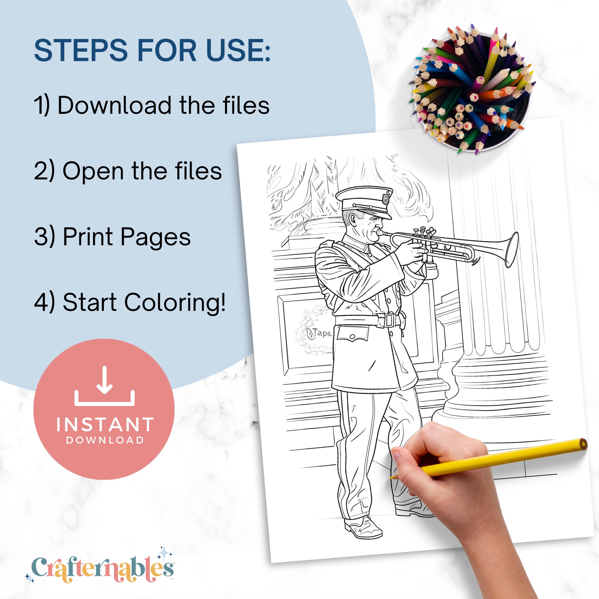 Remember Heroes! 23 Memorial Day Coloring Pages for Kids - Instant ...