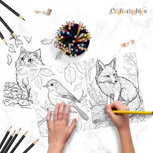 Sweater Weather 150 Coloring Page Bundle, Autumn Instant Download ...