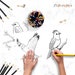 Simple Spring Bird Coloring Pages - Instant Printable Digital Download ...