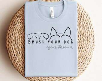 Dog Brushing Areas Poster | Digital Download | Printable Poster | How ...