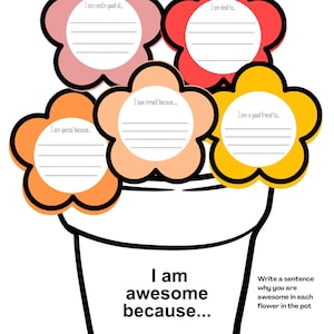 Positive Affirmation Activity Pages for Kids - Etsy