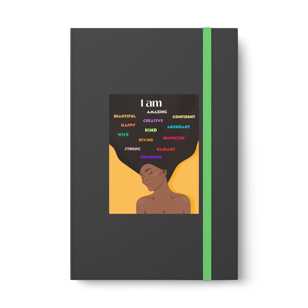 I Am Color Contrast Notebook Ruled - Etsy