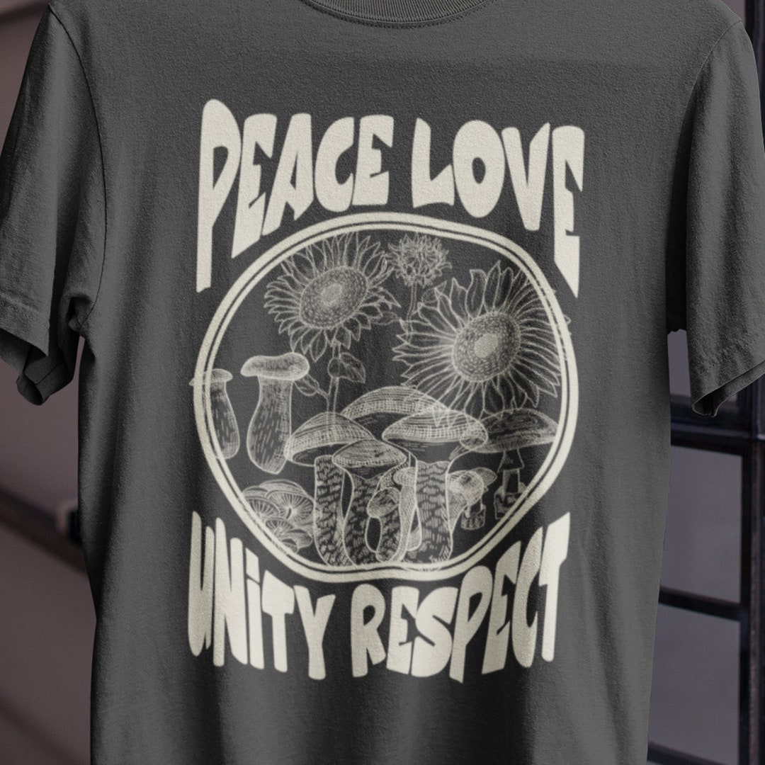 Peace Love Unity Respect Shirt, Rave Outfit, Festival Shirt, Rave Top ...