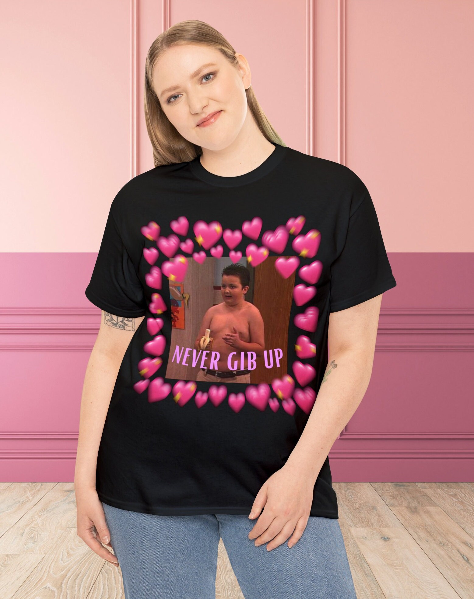 Never Gib up - Icarly T-shirt - Funny Gibby Meme Tshirt - Gift Shirt ...