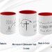 Christian Inspirational Coffee Mug, 11oz Ceramic Jesus Cross Mug ...