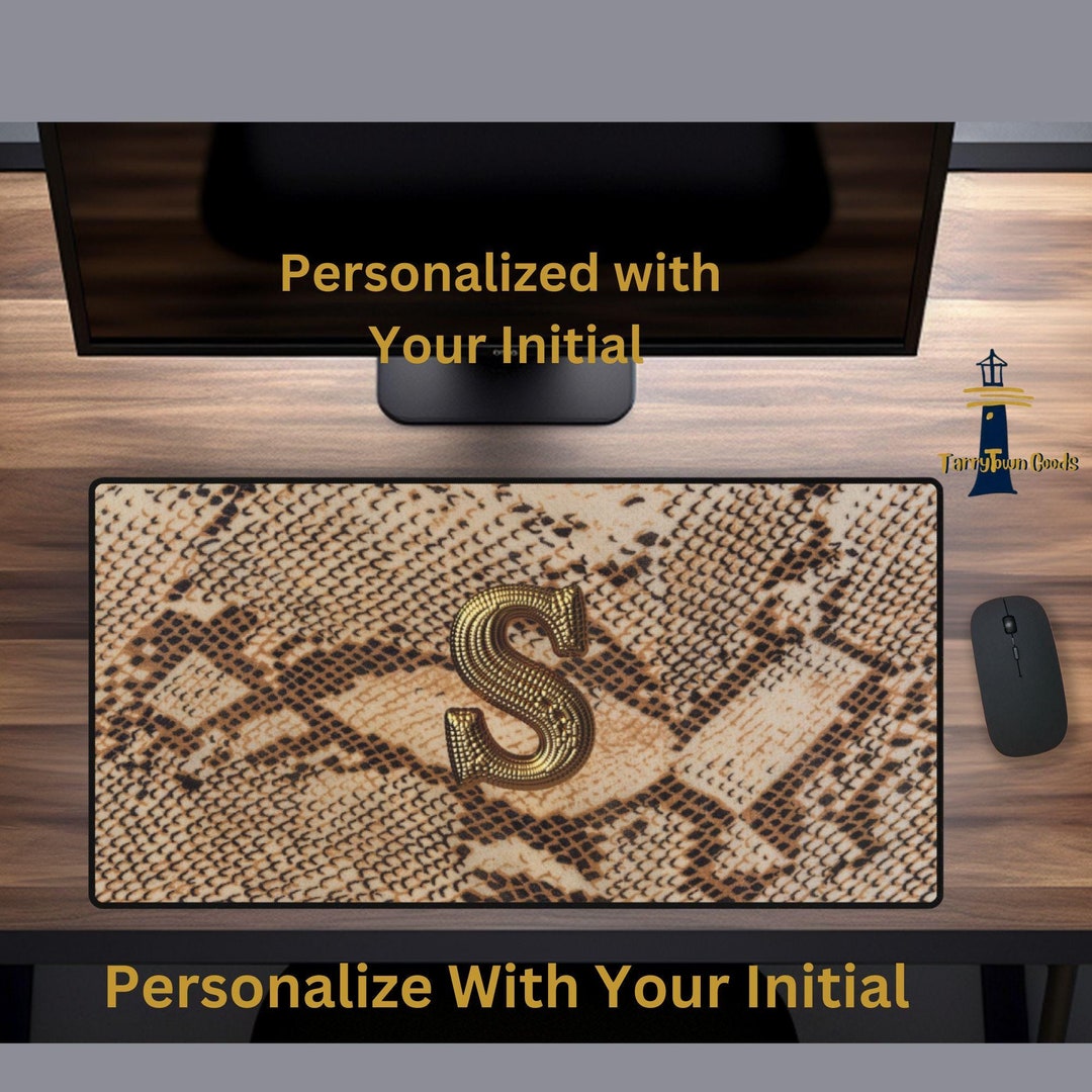 Personalized 3D Snakeskin Desk Mat Mousepad,large Gaming Size,office ...