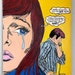 Steve Kaufman - Crying Girl There He Goes Again... Unique - Etsy