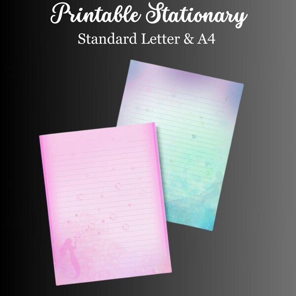 Printable Enchanted Stationary - Etsy
