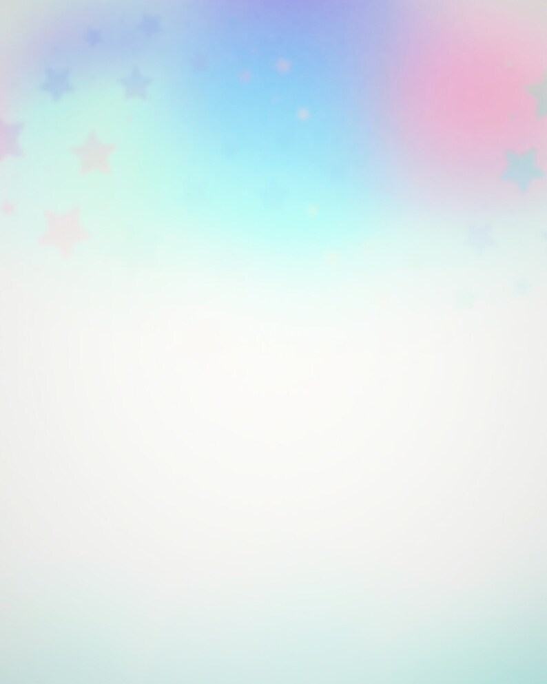 Starry Night Theme Stationary Set, With Lines, Without Lines, Digital ...