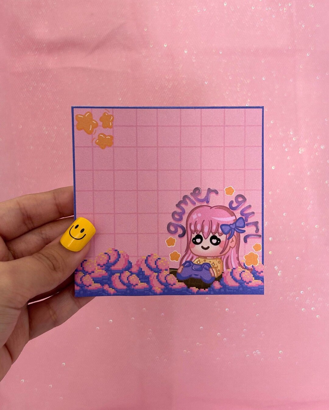 Gamer Girl Memo Pad ~cute Gamer Girl ~ Kawaii Gamer Girl ~ Gamer ...