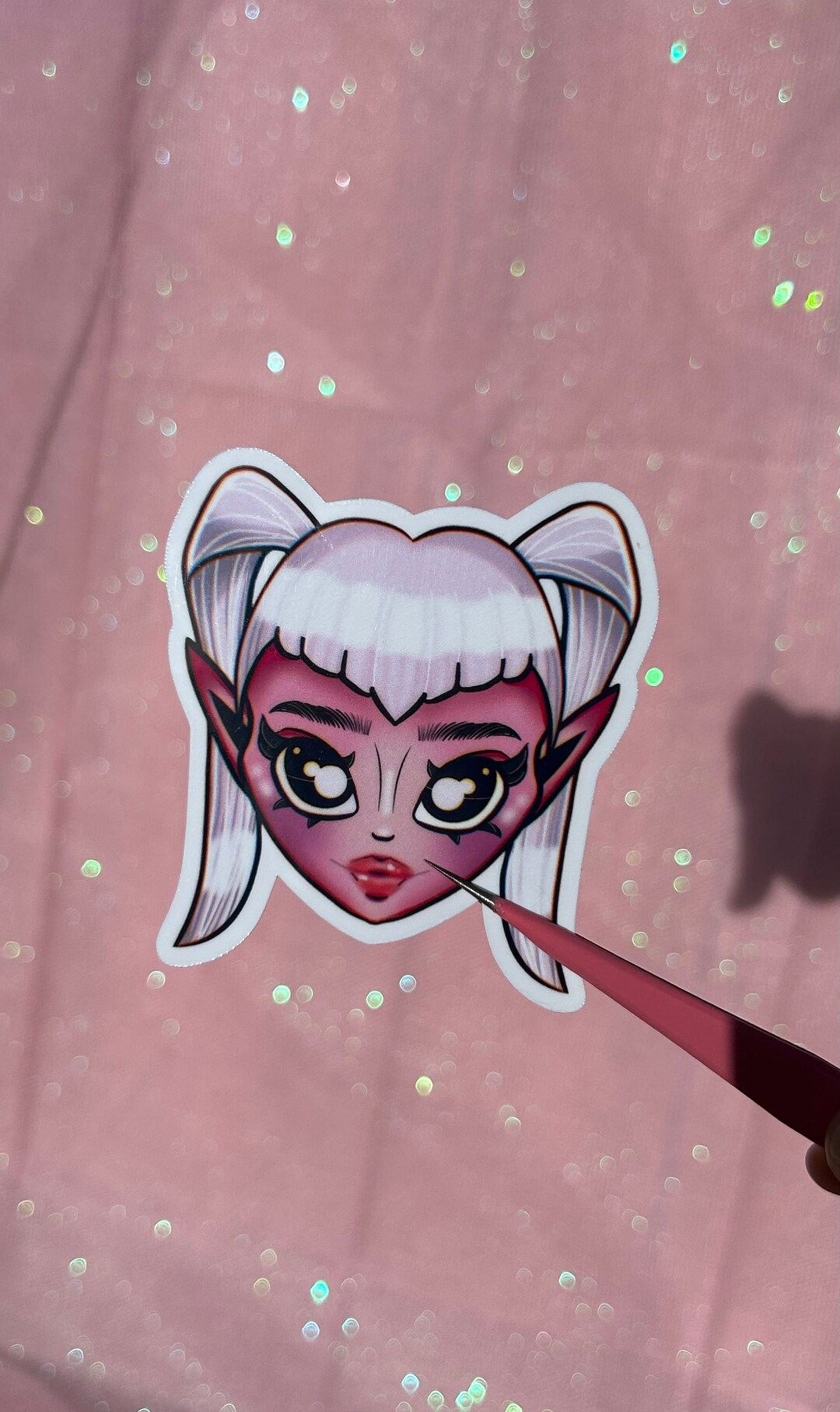 Vampire Girl Sticker Vampire Sticker Cute Sticker Vampires Stickers ...