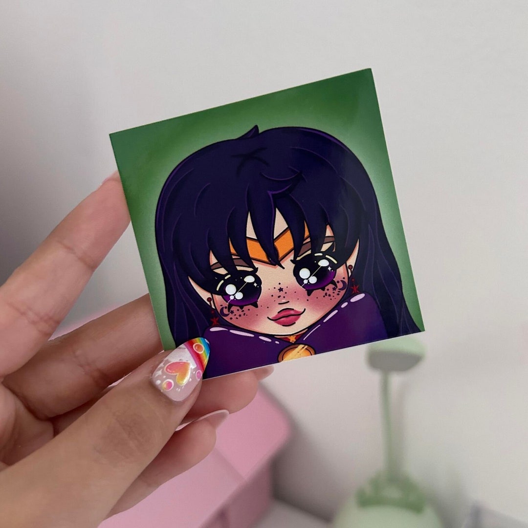 Sailor Mars Sticker Cute Kawaii Sticker Sailormoon - Etsy