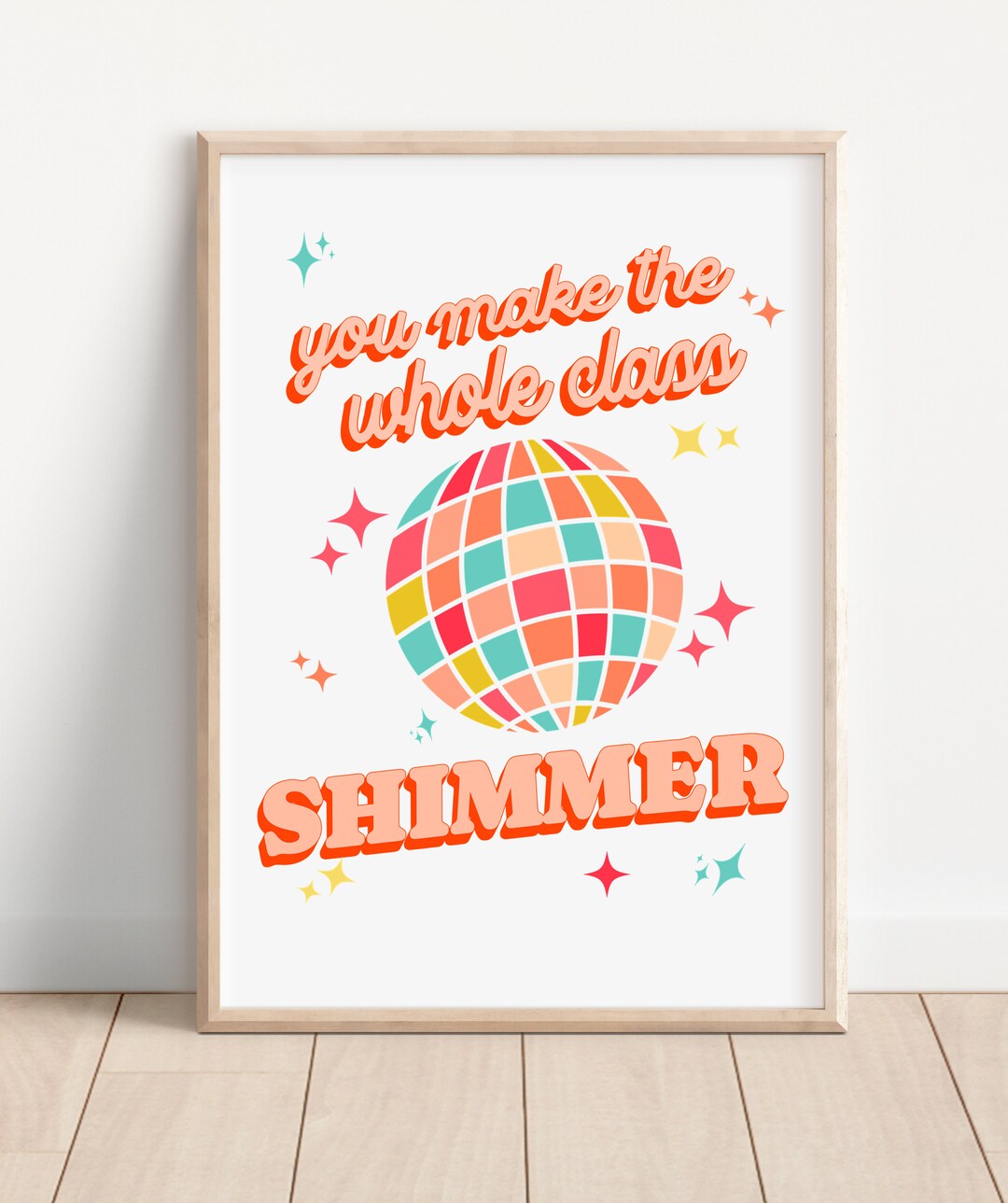 Classroom Decor Teacher Art, Digital Art Print, You Make the Whole ...