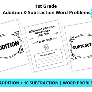 1st Grade Addition and Subtraction Word Problem Worksheets | PDF ...