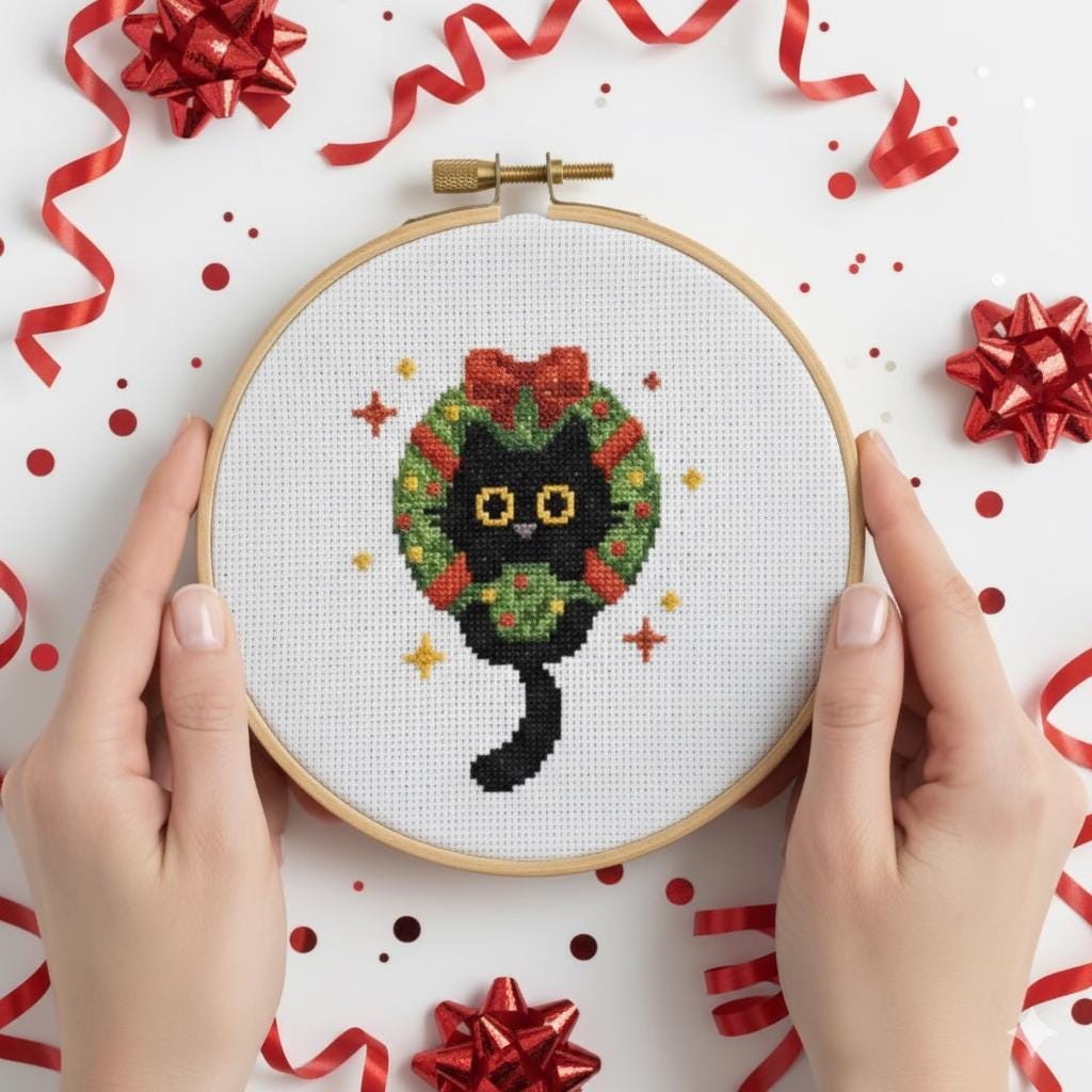 20 Christmas Cross Stitch Patterns Small Easy Quick Winter Designs for ...