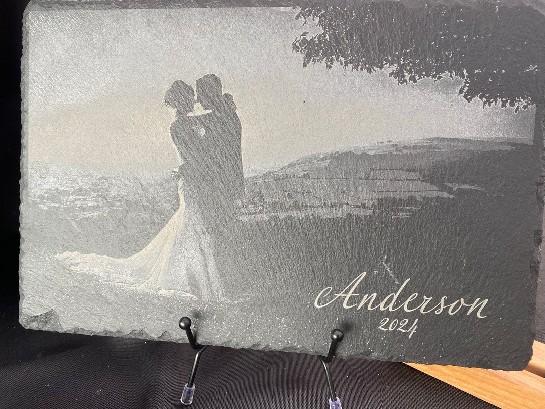 Personalized Engraved Stone Portrait Forever Stone Laser Engraved Photo ...