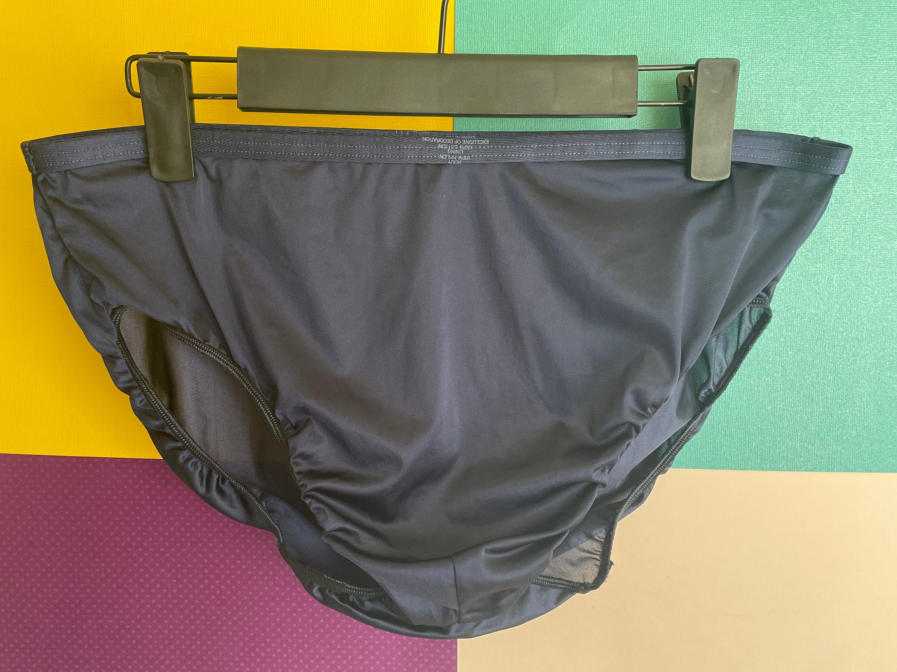 Men's Navy Nylon Brief - Etsy