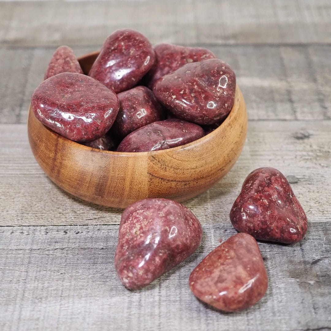 Red Wine Quartz Tumbles From South Africa - Etsy
