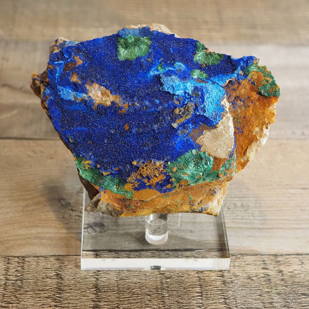 Beautiful, High Quality, Sparkling, Deep Blue Azurite Natural Specimen ...