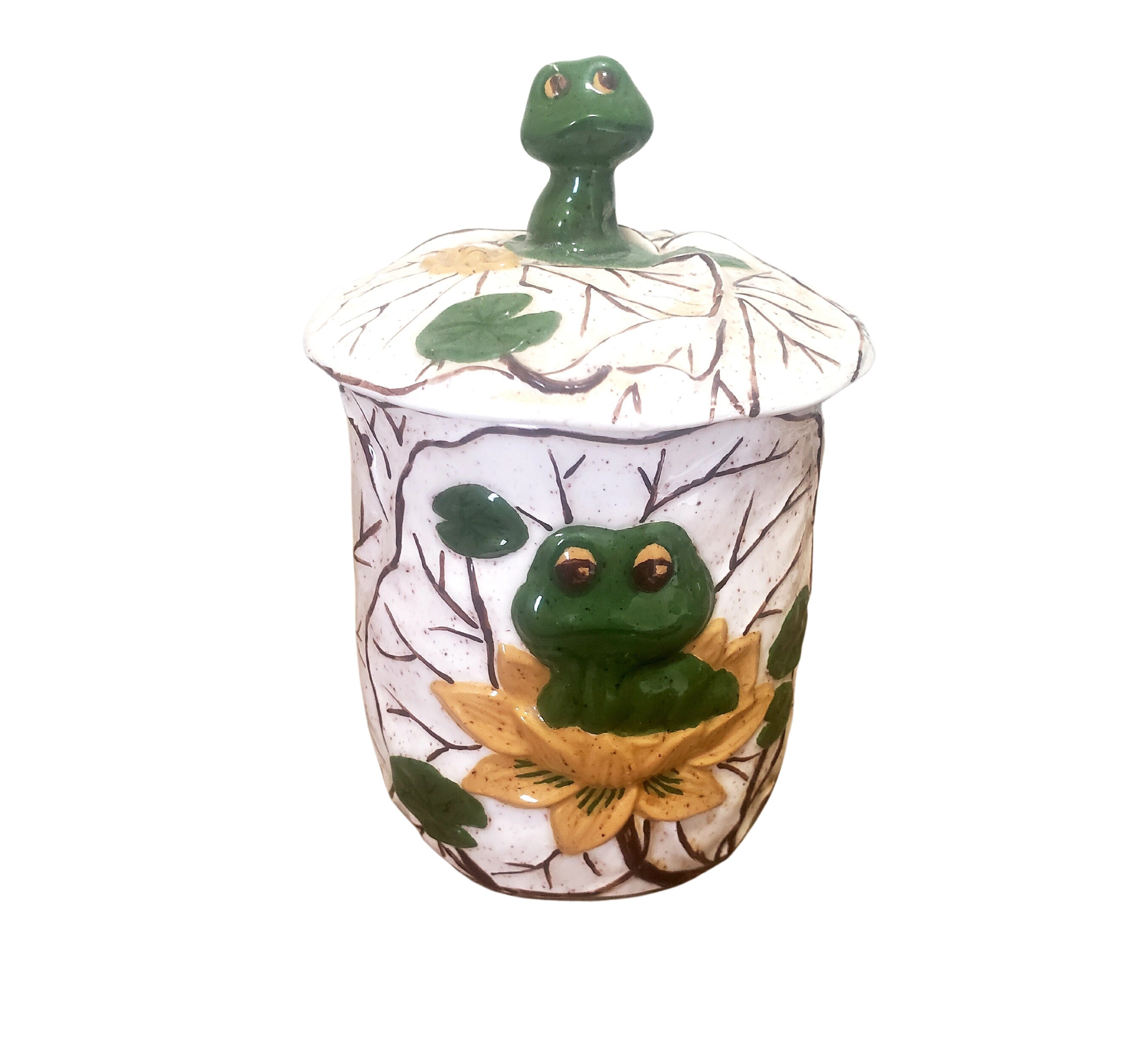 1978 Vintage Neil the Frog Hand Painted Multi-purpose Canisters, Neil ...