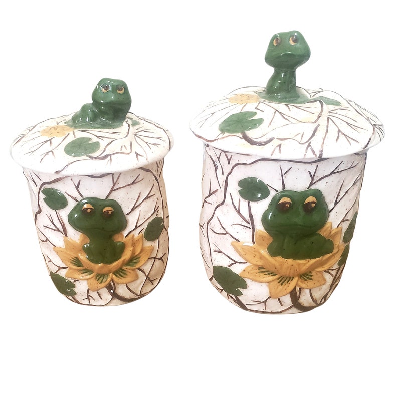 Frog Cookie Jar - Etsy