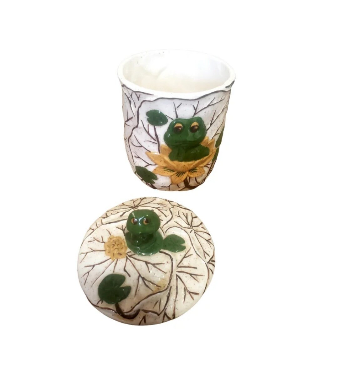 1978 Vintage Neil the Frog Hand Painted Multi-purpose Canisters, Neil ...