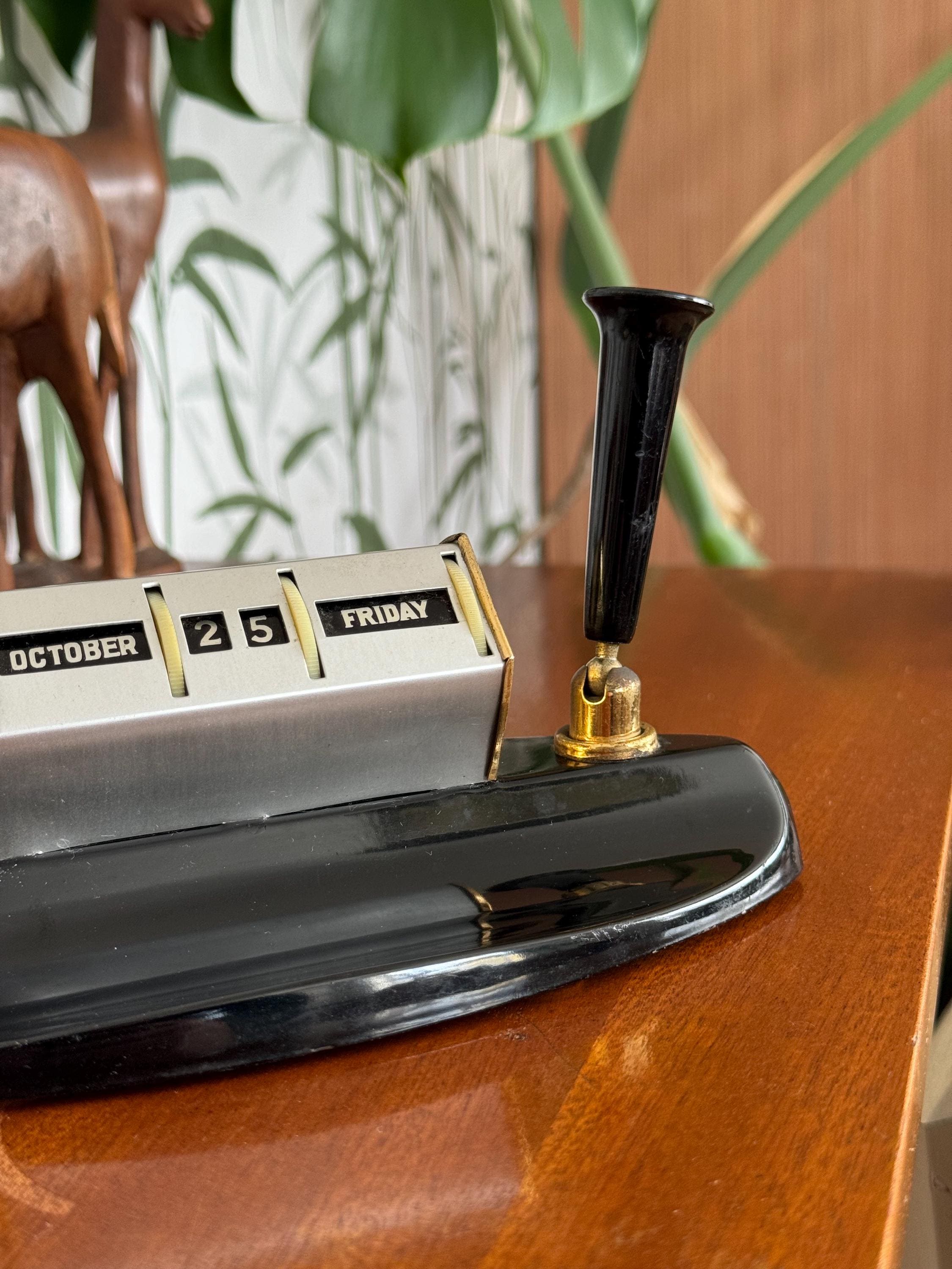 MCM 1950s 1960s Perpetual Calendar Midcentury Office Calendar - Etsy UK