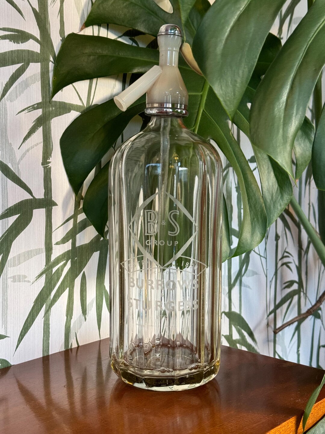 1950s Glass Soda Syphon Mid Century Bar Ware Retro Soda Syphon - Etsy UK