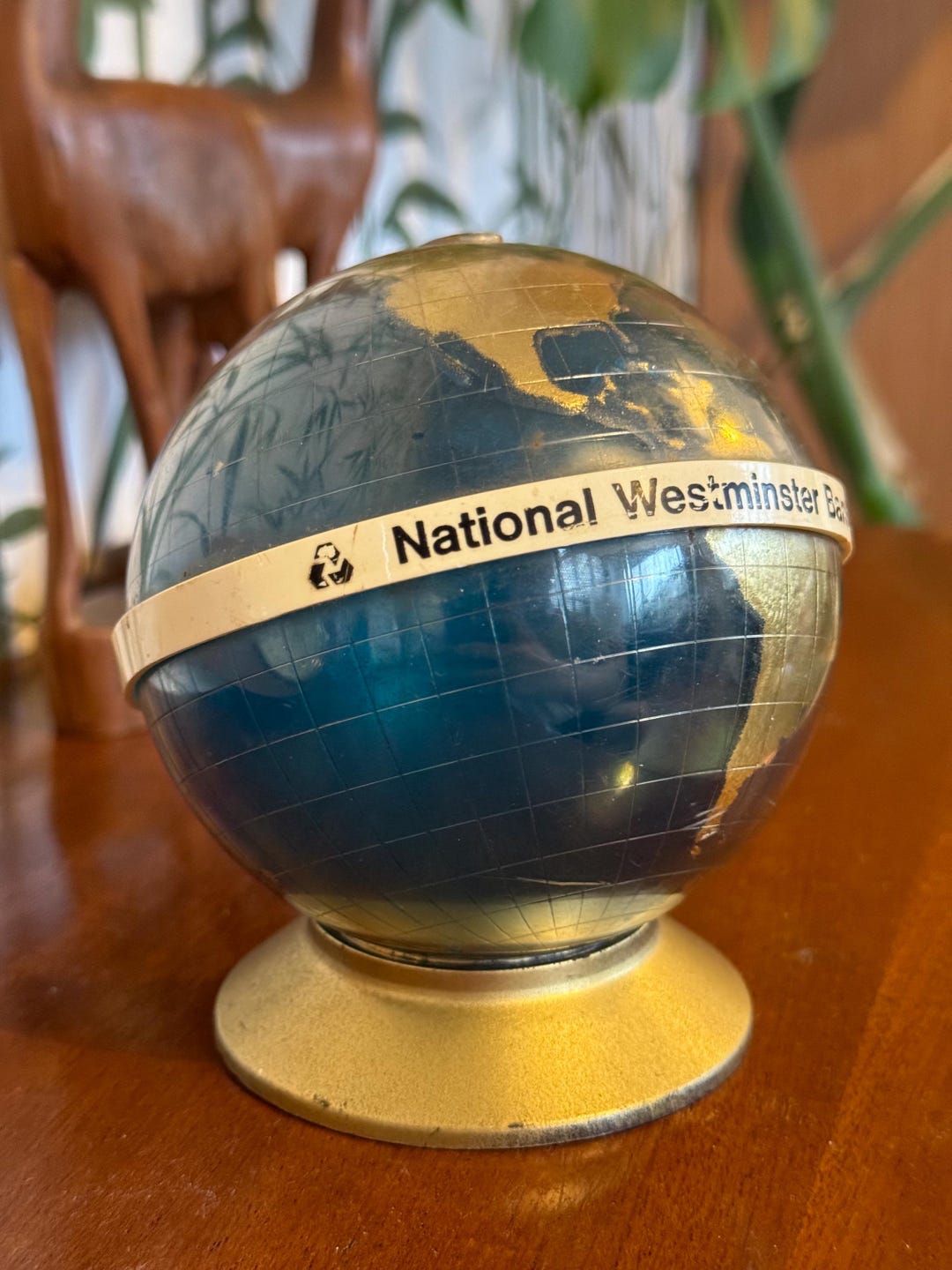 1960s Retro Globe Money Box. Retro Ornament 1970s Piggy Bank - Etsy UK