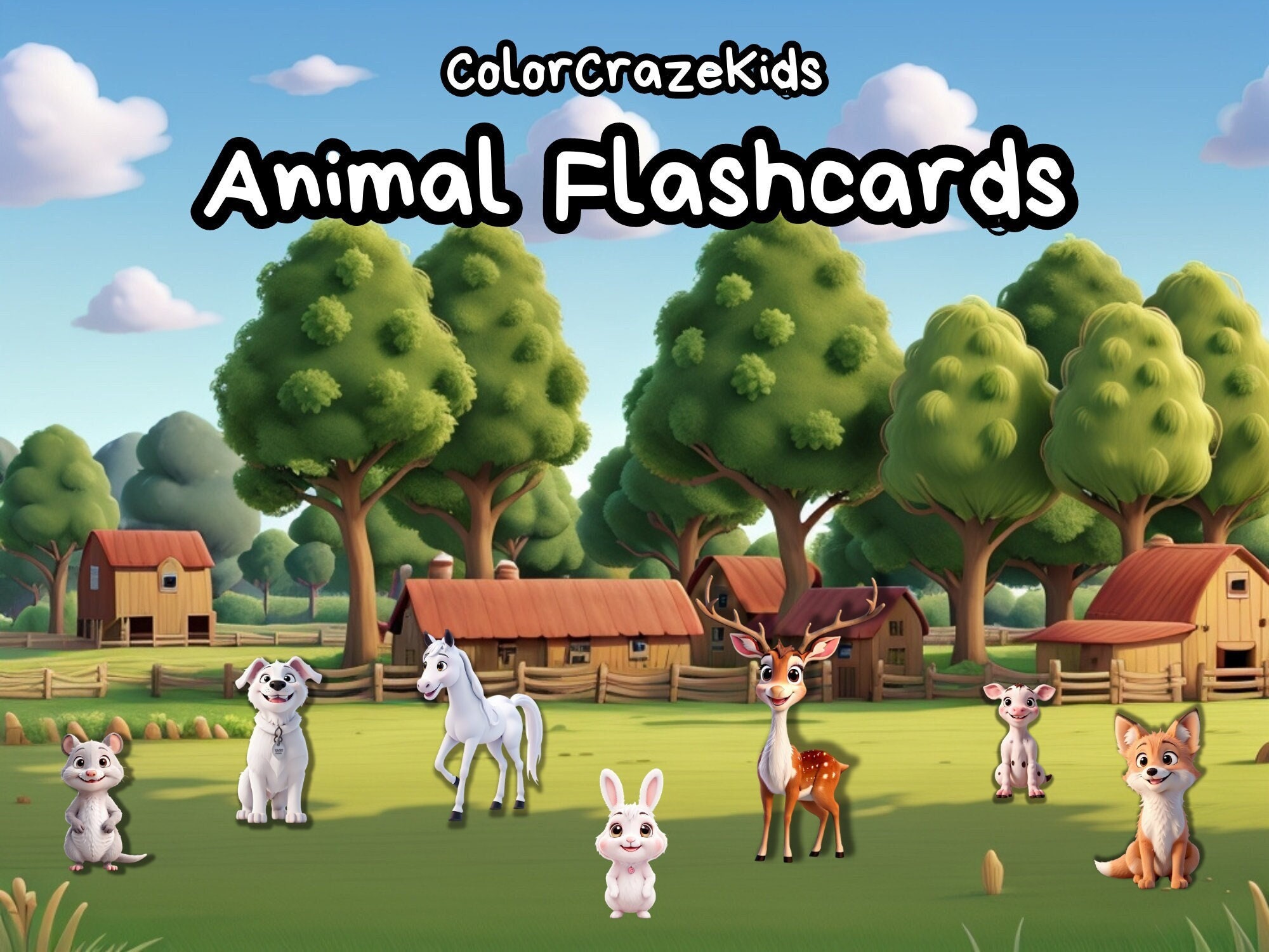 Animals and Their Babies | Cute Design | 40 Flashcards for Kids ...