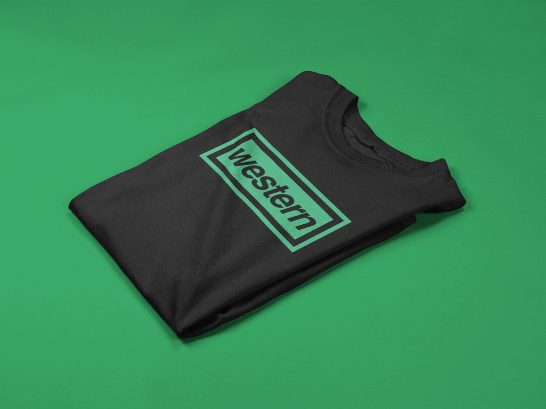 Western United / Western / Box Logo / Camiseta unisex / - Etsy España