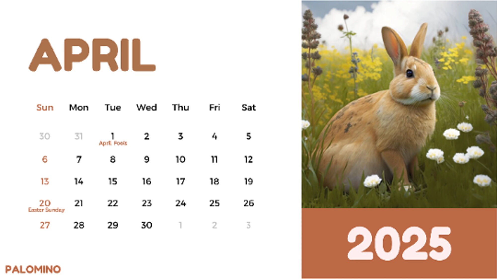 RABBIT CALENDAR 2003, 04 and 05, Printable, 3 Year Calendar Covering ...
