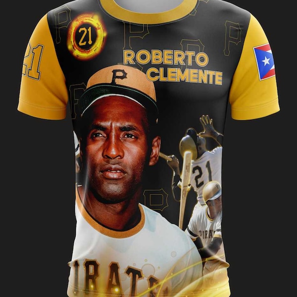 Roberto Clemente Svg - Etsy