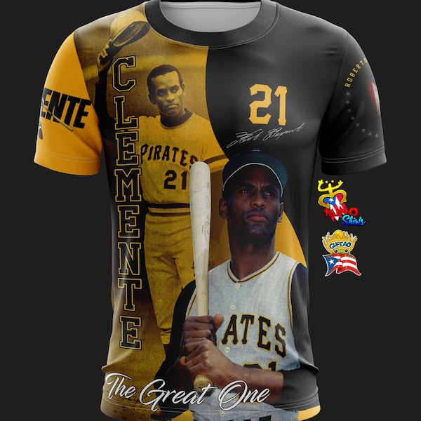 Roberto Clemente Svg - Etsy