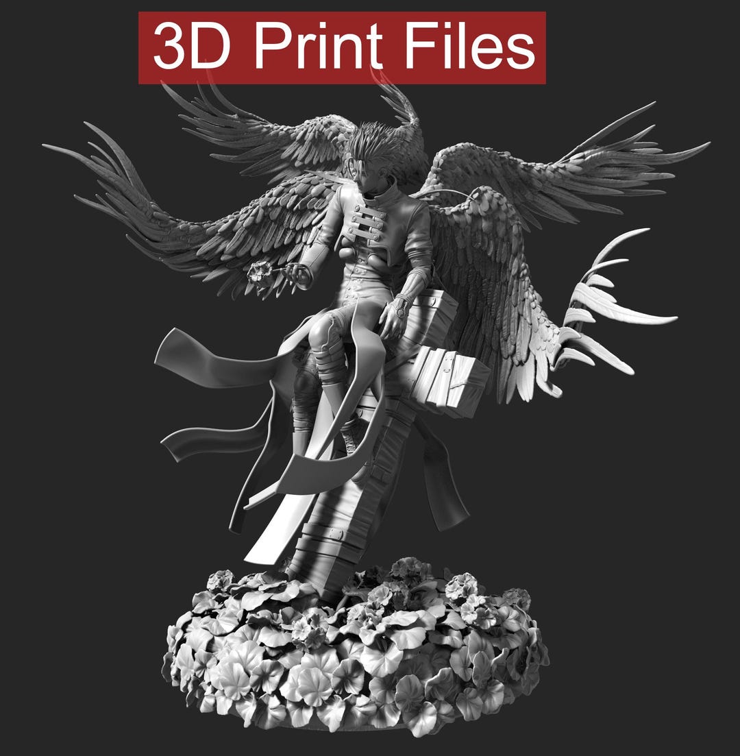 Trigun Fanart STL File for 3d Printing - Etsy