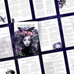 Chaos Magic Grimoire Set 24 Pages, A4 Size , Digital Download ...