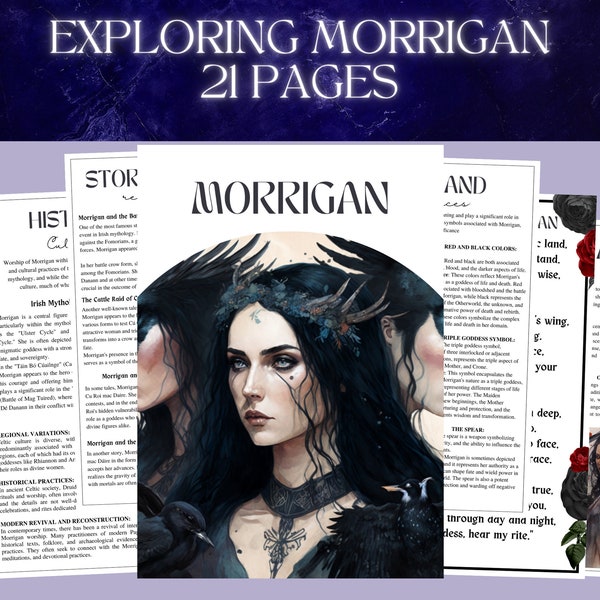 Goddess Morrigan - Etsy