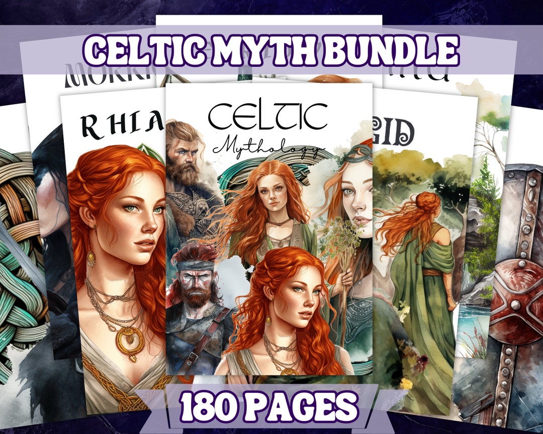 Celtic Mythology Bundle , Printable Grimoire Pages and Book of Shadow ...