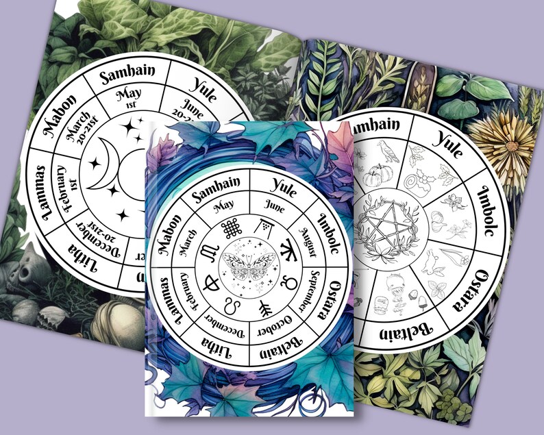 Wheel of the Year Southern Hemisphere Bundle Printable - Etsy
