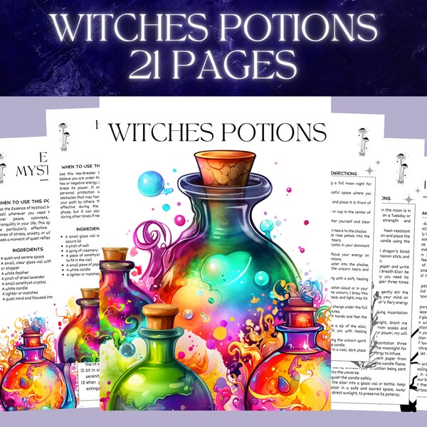 Witch Potions - Etsy
